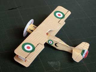 SPAD VII Biplane Papercraft ~ Paperkraft.net - Free Papercraft, Paper ...