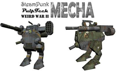 Steampunk Mecha Papercrafts ~ Paperkraft.net - Free Papercraft, Paper ...
