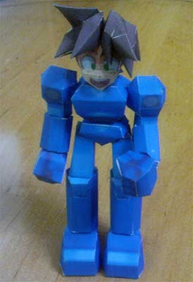Mega Man Volnutt Papercraft ~ Paperkraft.net - Free Papercraft, Paper ...