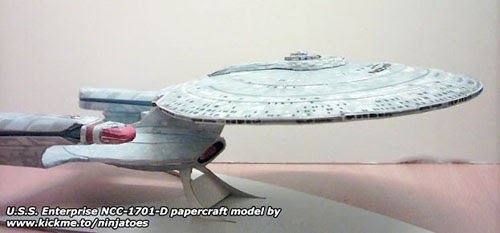 Star Trek Papercraft - USS Enterprise NCC-1701-D ~ Paperkraft.net ...