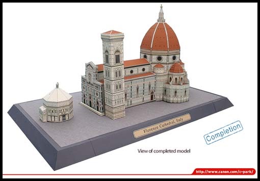 Canon Papercraft - Florence Cathedral ~ Paperkraft.net - Free ...