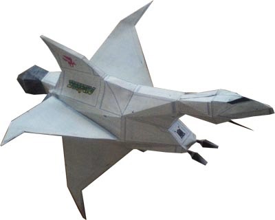 Star Fox Papercraft - Great Fox ~ Paperkraft.net - Free Papercraft ...
