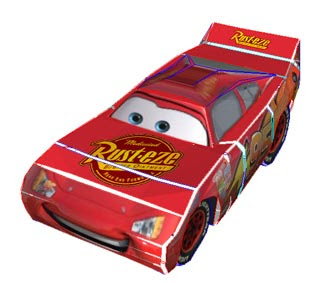 Paperkraft.Net 2014: Disney/Pixar Cars Papercraft - Lightning McQueen