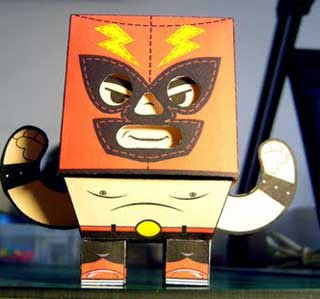 Lucha Libre Papercraft - El Macho ~ Paperkraft.net - Free Papercraft ...