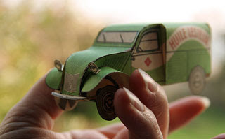 Citroen 2CV AZU Papercraft ~ Paperkraft.net - Free Papercraft, Paper ...