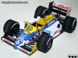 Formula One Papercraft - 1987 Williams Honda FW11B ~ Paperkraft.net ...