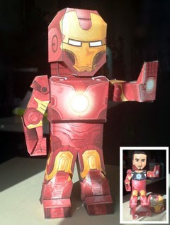 The Invincible Iron Man Papercraft ~ Paperkraft.net - Free Papercraft ...