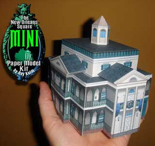 Mini New Orleans Square Haunted Mansion Papercraft (Halloween ...