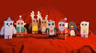 Christmas Paper Toys ~ Paperkraft.net - Free Papercraft, Paper Model ...