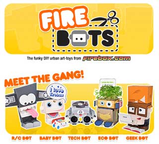 Firebox FIREBOTS Papercraft ~ Paperkraft.net - Free Papercraft, Paper Model, & Papertoy