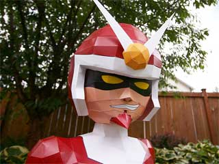 Viewtiful Joe Papercraft Stands Tall ~ Paperkraft.net - Free Papercraft ...