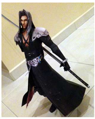 Dissidia Final Fantasy - Sephiroth Papercraft ~ Paperkraft.net - Free ...