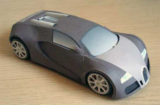 papercrafts from prabhu: Bugatti Veyron Papercraft