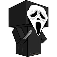 Papercraft - Scream Ghostface - Papercraft4u | Free Papercrafts, Paper ...