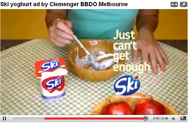 Dandi: Dandi in the Ski Yoghurt Ad!