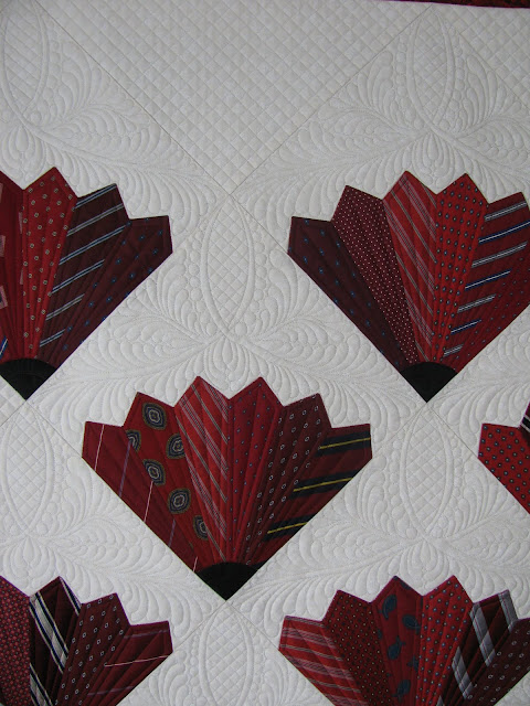 The Secret Life of Mrs. Meatloaf: A beautiful quilt made from silk ties