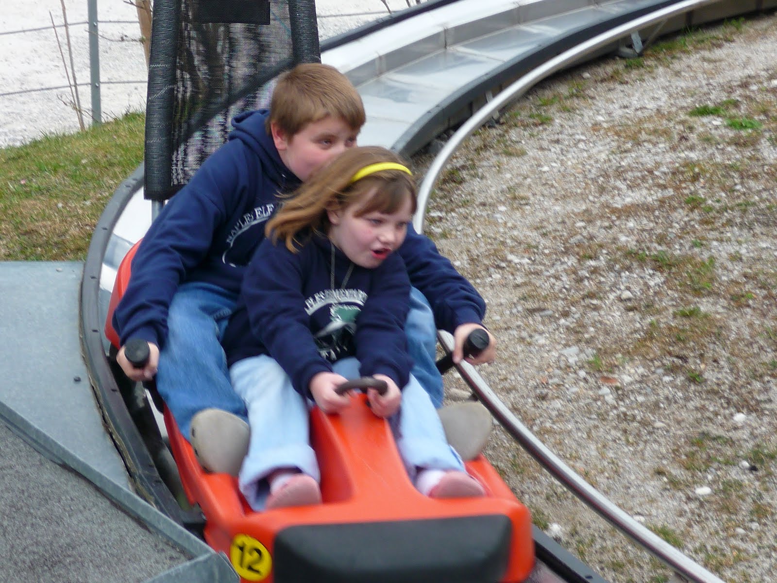 The Solley's in Italy: Toboggan Ride/ Alpine Slide = FUN