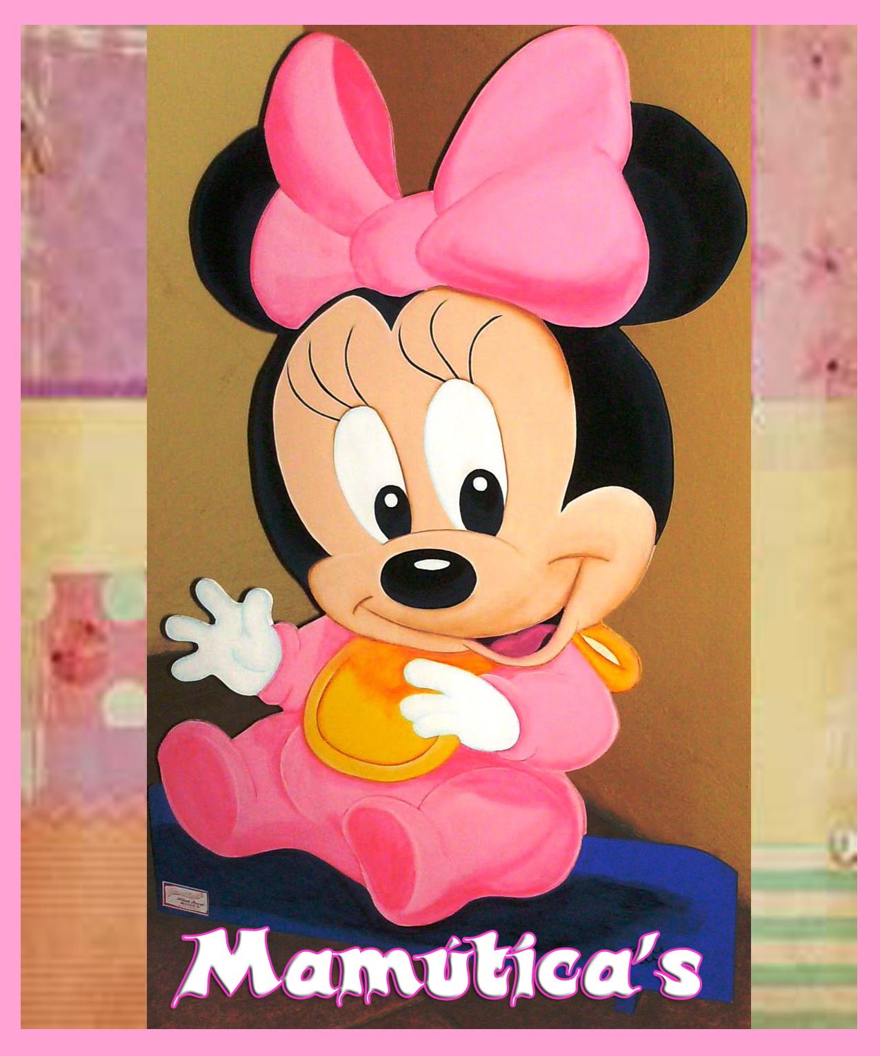 Figura Minnie bebé en foami - Imagui