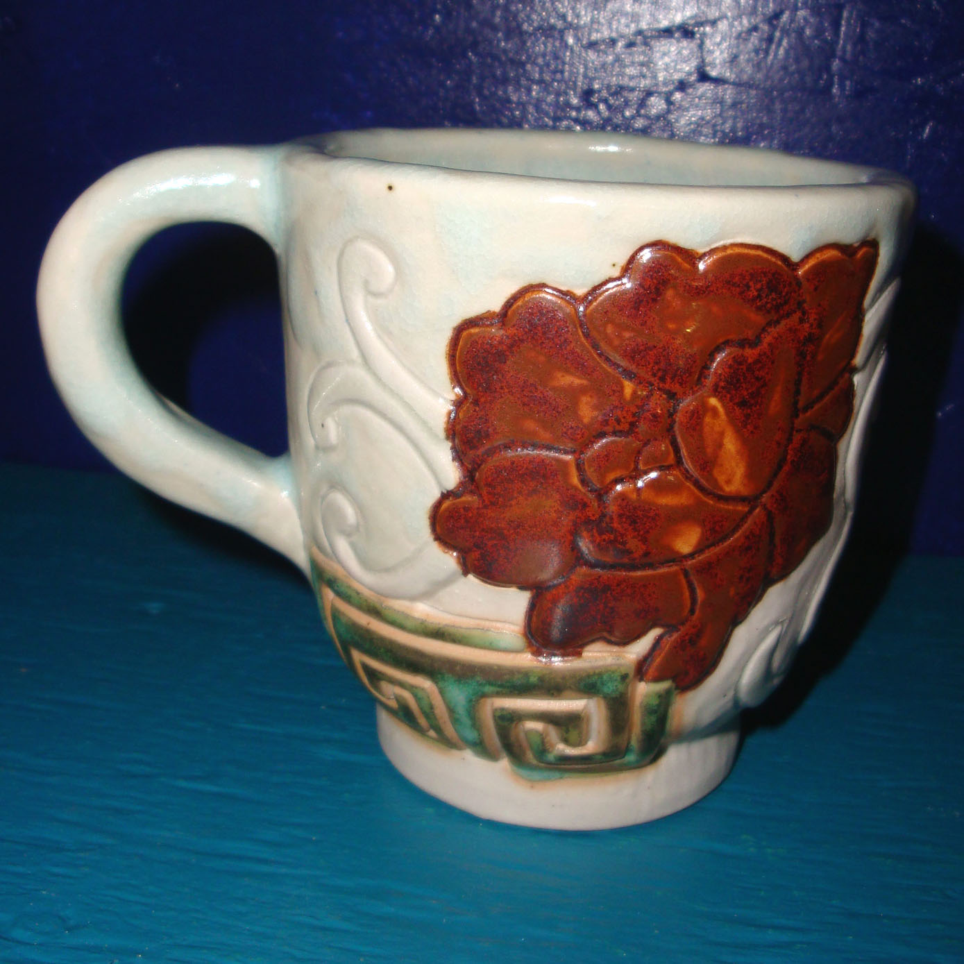 mud whimsy: Chinese Motif Mug