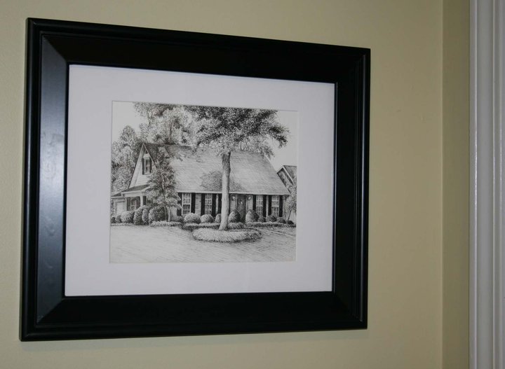 Beth Macre Studio: Pen and Ink House Drawing