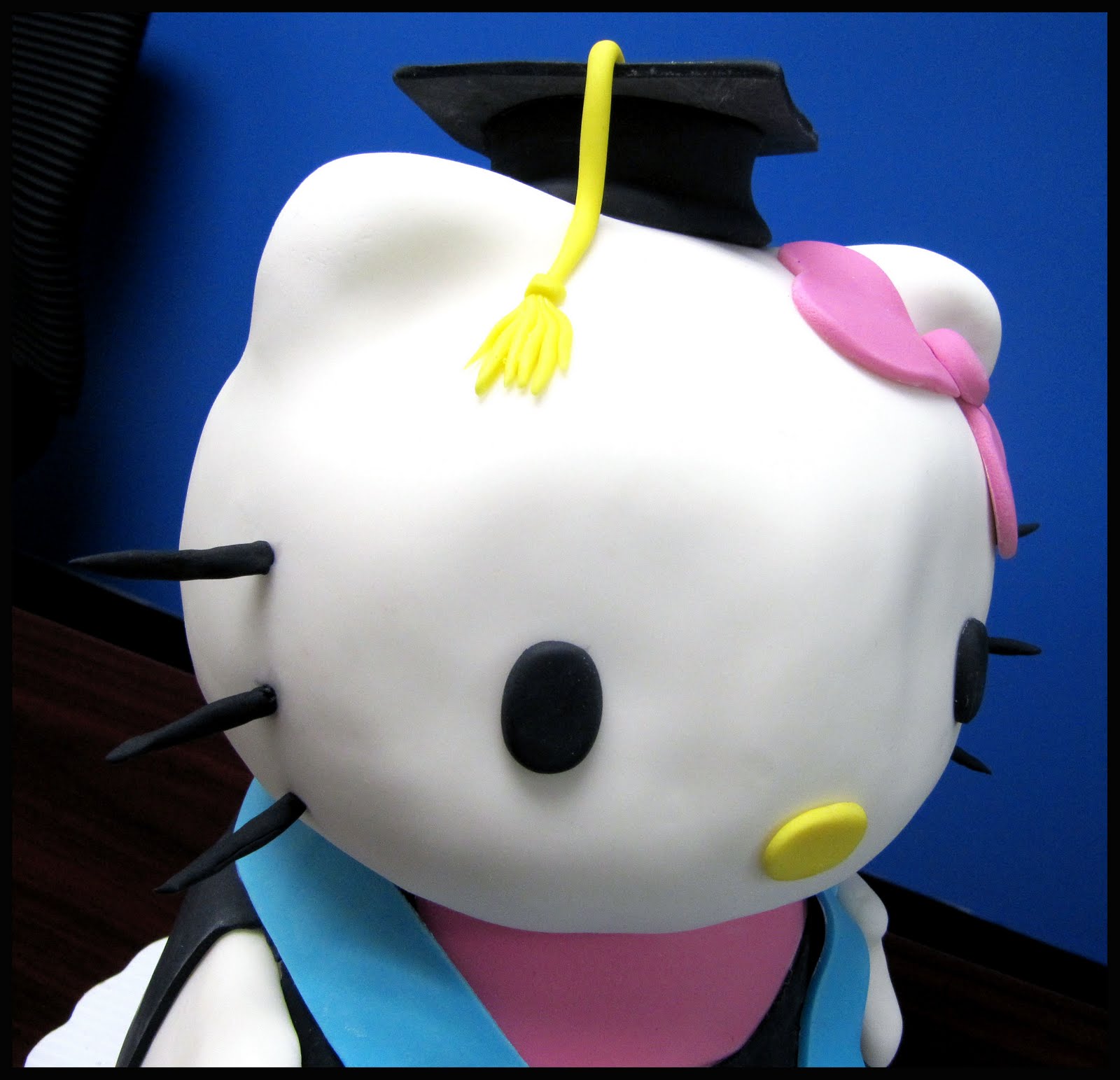 Kakes by Klassic: Hello Kitty UTSA Sigma Kappa grad kake :)