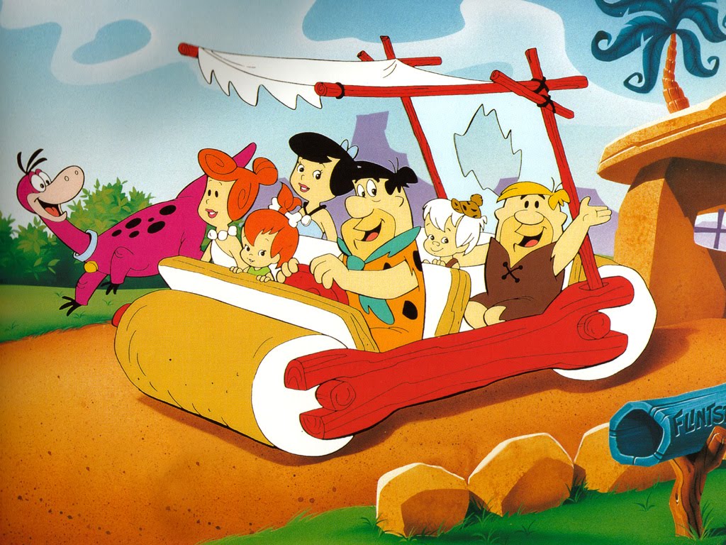 Drive-in-termission: Drive in the Flintstones
