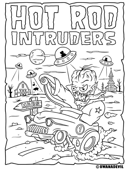 Rat Fink Coloring Pages Coloring Pages