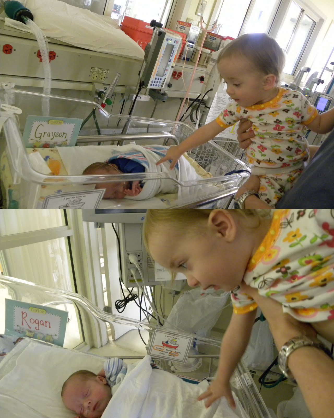 The Boy, The Girl, and The Babies: NICU Moments