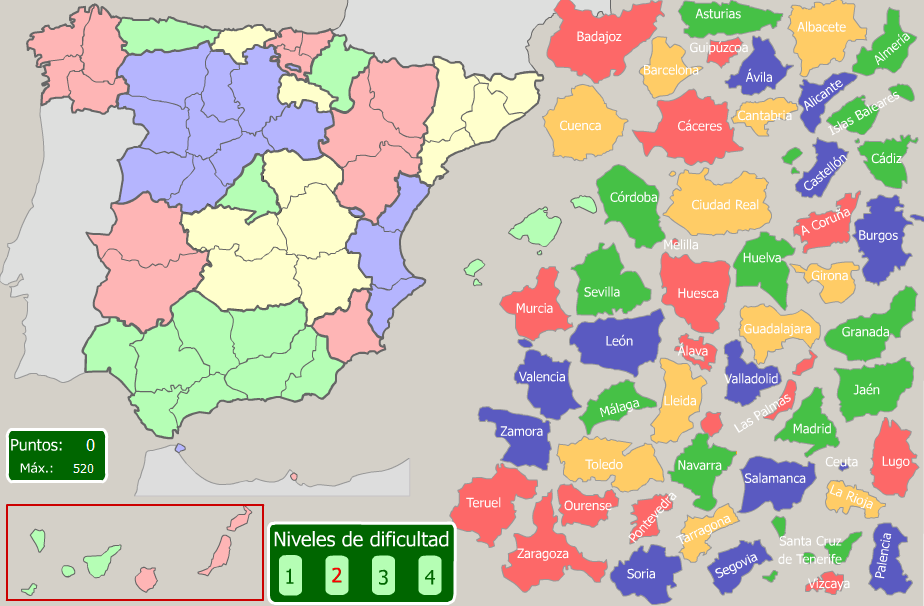 saim - SASKI-NASKI: PUZZLE PROVINCIAS ESPAÑA