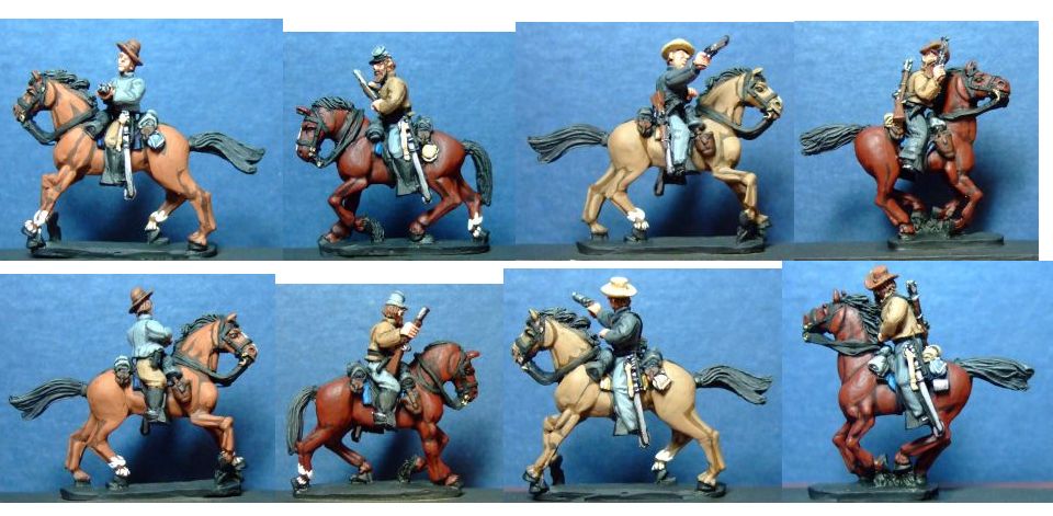 MacPhee's Miniature Men: ACW Commission: Confederate Mounted Cavalry