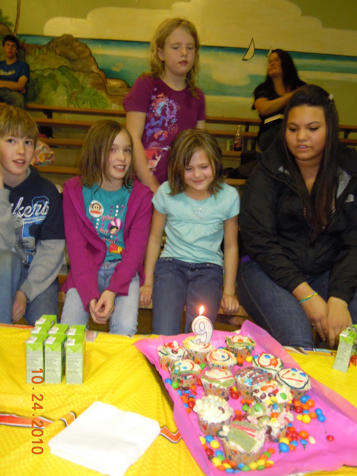 LIVIING ONE DAY AT A TIME: Faith's 9th Birthday Pool Party ~ 10-24-10~