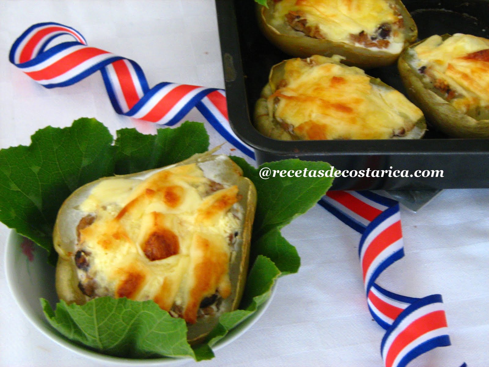 Cocina Costarricense: chancletas pintadas