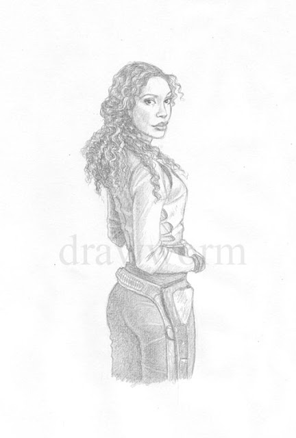 Drawworm is drawing: Zoe from Firefly drawing