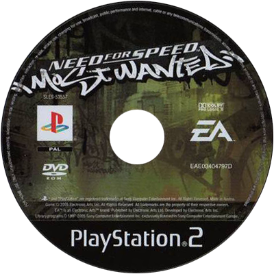 PS2 Game Disc Cover Art