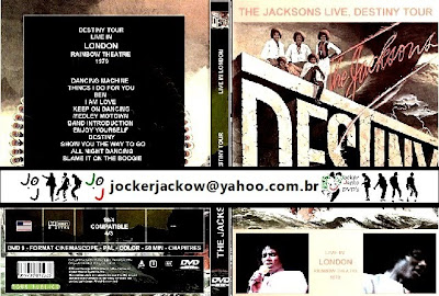 Michael Jackson & The Jacksons DVD'S: DESTINY TOUR IN LONDON 1978