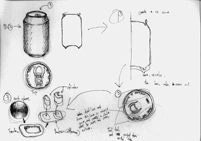 Maya study record: How the make a coke can in Maya