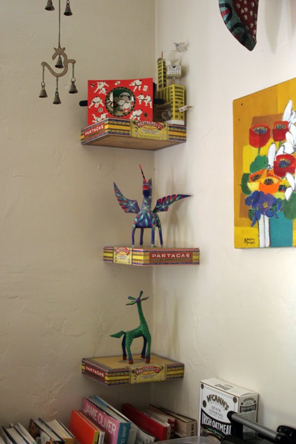 The Brooding Hen: Cigar Box Shelves