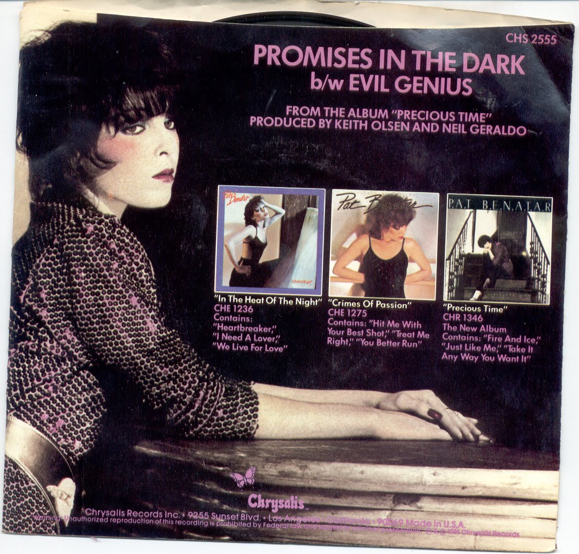 Picture Sleeves A Go Go!: Pat Benatar