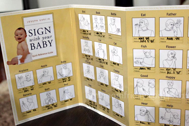 My Mom-Friday: Family Friday: Baby Sign, Baby Talk