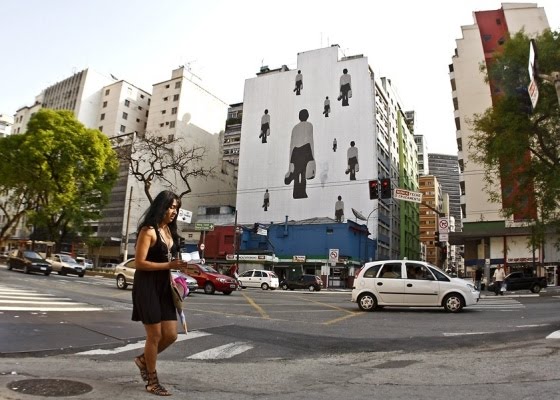 O Espectador Comum: Fachadas de prédios pintadas,em SP