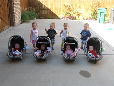 The Cox Quads: Our Busy Weekend...