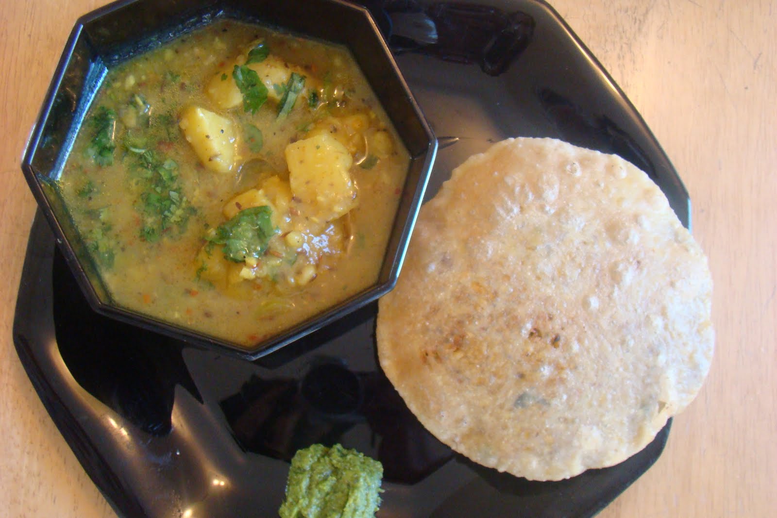 My Favorite Recipes Collection: Bedai with Potato Sabji