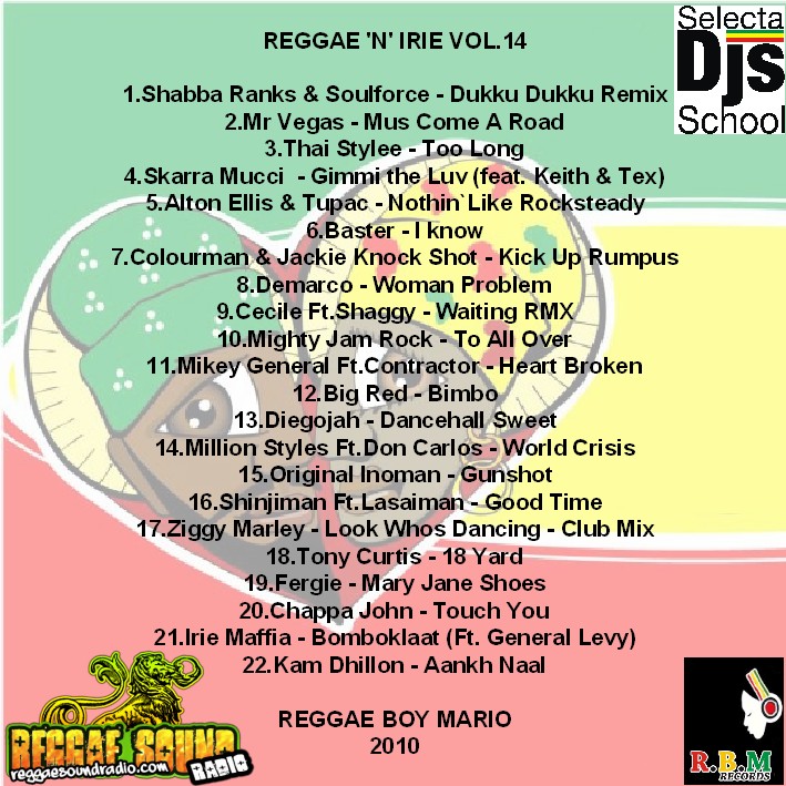 DJ REGGAE BOY MARIO: REGGAE 'N' IRIE VOL.14