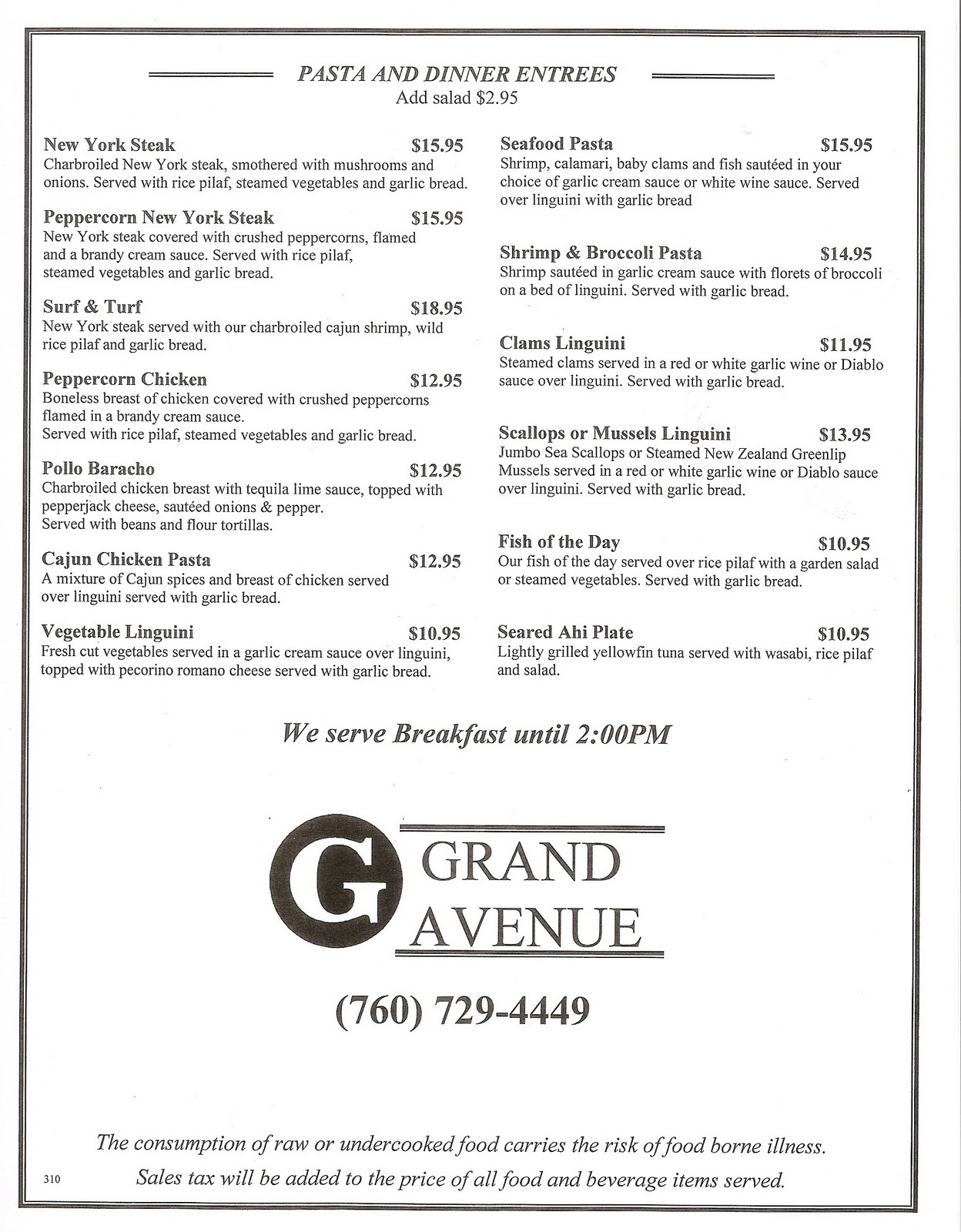 Grand Avenue Bar & Grill: August 2010
