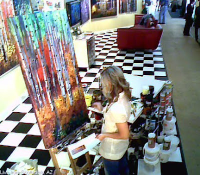 Aspen Paintings by Contemporary Aspen Artist Jennifer Vranes, Birch ...