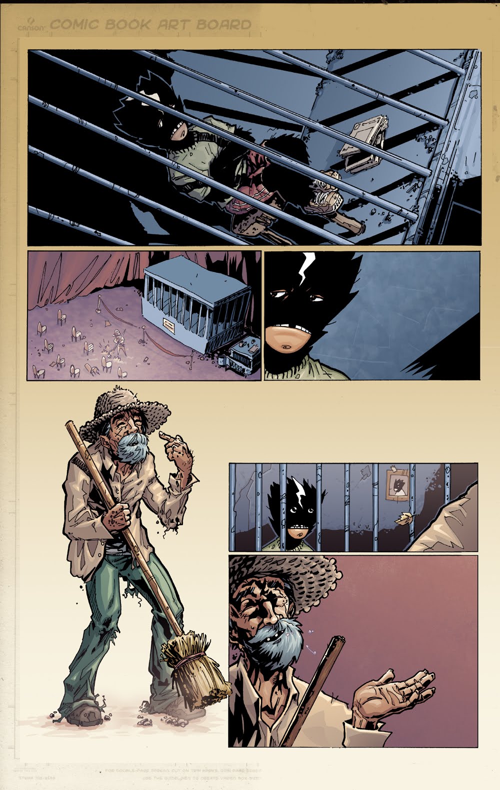 Portfolio Samples of artist Darrin Moore: Miscellaneous Comic Colors