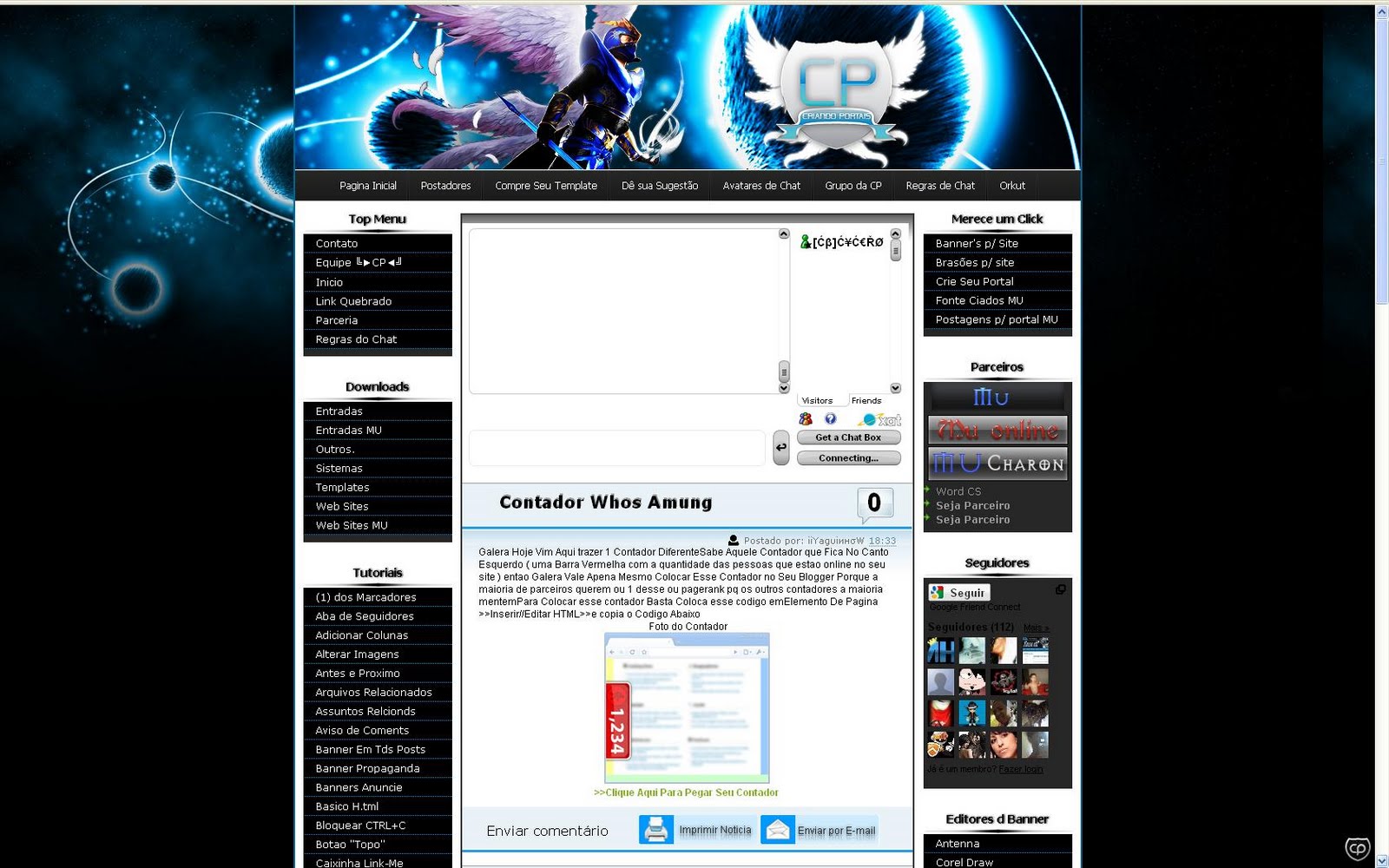 Criando Portais Mu: ::.Templete.::