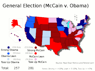 Frontloading HQ: The Electoral College Maps (5/28/08)