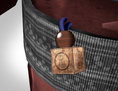 Kodama no Ki Official Blog: Leisure time kimono with inrō