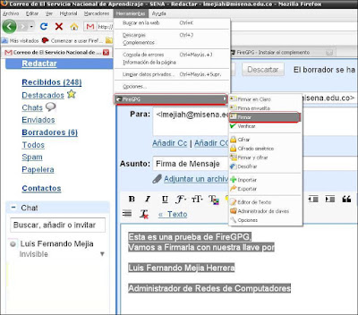 Howtos: HOWTO FireGPG